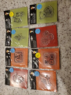 Lot of 8 Imaginisce Snag 'em Stamps Holiday Halloween/Chrstmas New | eBay
