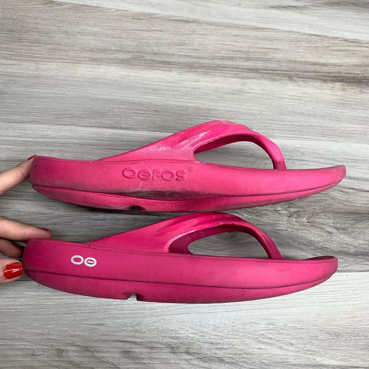Oofos Pink Flip Flops Top Sellers | emergencydentistry.com