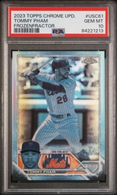 2023 Topps Chrome Update FrozenFractor Tommy Pham USC61 /5 PSA 10 | eBay