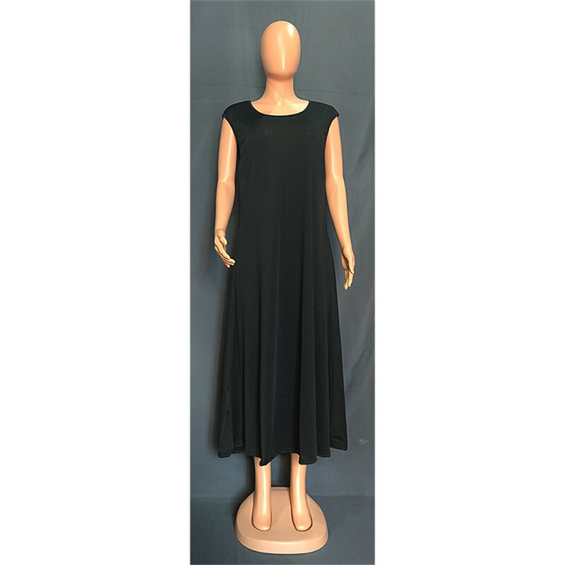 African Oversize Abaya Muslim Women Robe Maxi Dress Loose Robe Gown ...