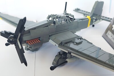 Brickmania Junkers Ju87 Stuka G-2 - Made with Lego bricks | eBay