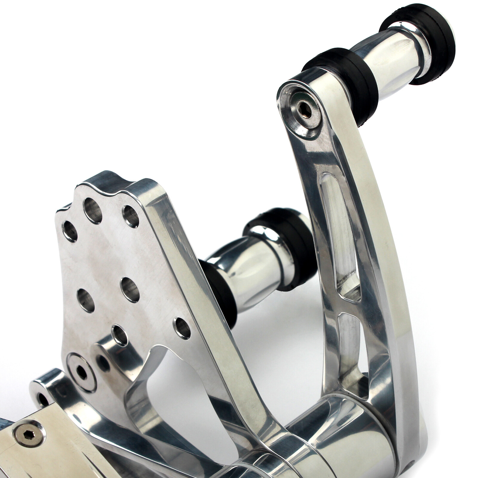 CNC POLISHED CLASSIC FOOT FORWARD CONTROLS 1984-1999 SOFTAIL RIGID ...