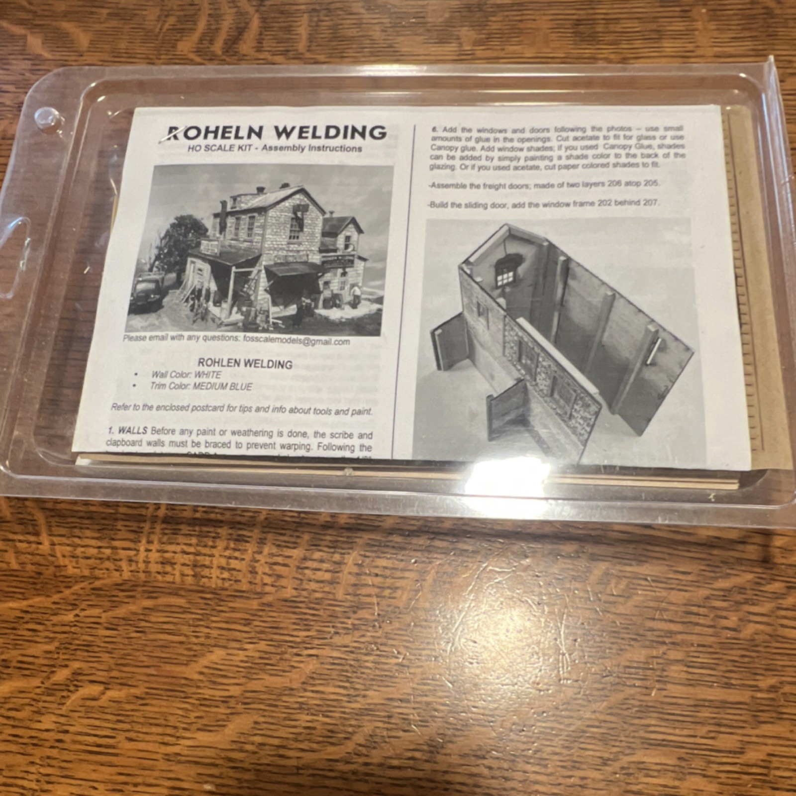 FOS Scale Models Rohlen Welding HO 1:87 Wood Lasercut Kit 075 | eBay