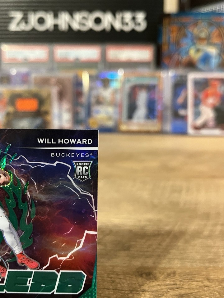 2025 Panini Prizm Draft Picks | Fearless Will Howard #F-WHD Green Prizm ...