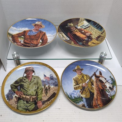 John Wayne Plates Franklin Mint COLLECTION OF 4 LIMITED EDITION GOLD ...