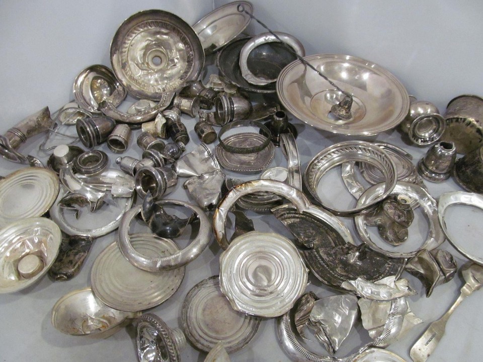 Sterling Silver SCRAP LOT .925 Broken/Pieces No Stones *NOT WEIGHTED ...