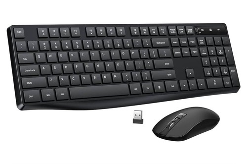 Wireless Keyboard And Mouse Combo Model: PC230A Compatible With Windows ...
