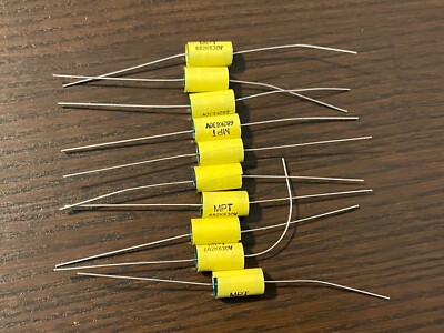 Qty 10 New .0068 uf 630v Yellow Film Capacitors Guitar Tube Amp Tone ...