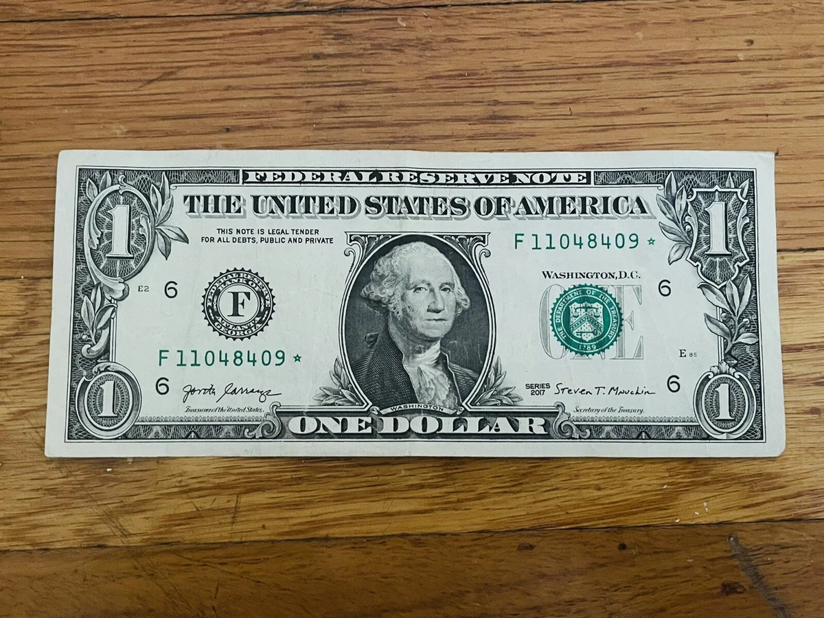 One Dollar Bill Front And Back