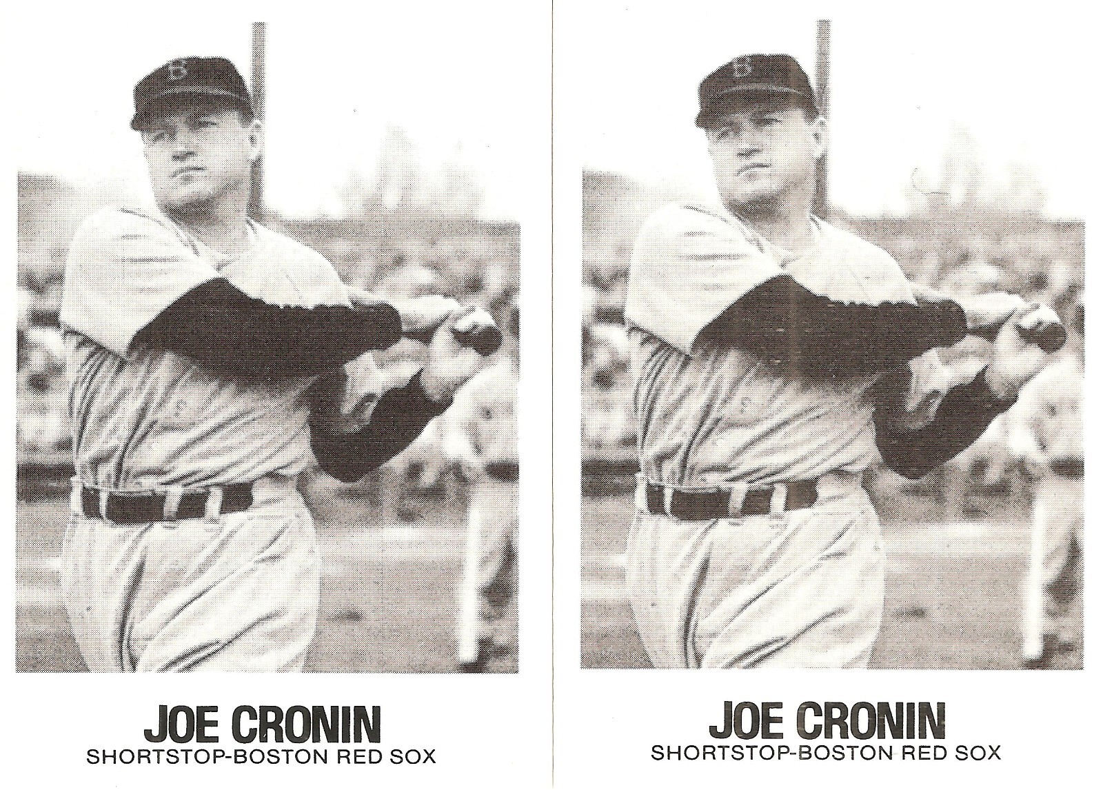 2 CARD 1979 TCMA JOE CRONIN BASEBALL CARD LOT #65 | eBay