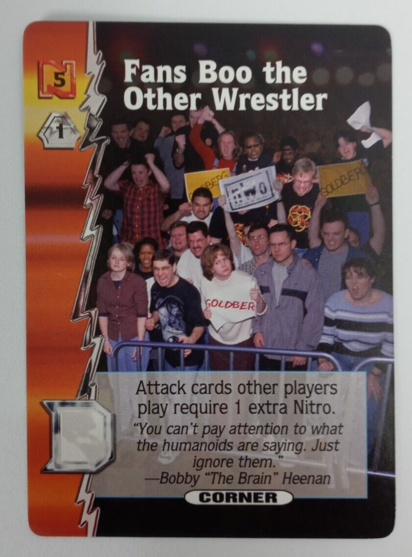 2000 WCW Nitro Trading Card Game Fast Punch Bam Bam Bigelow Vs The Wall ...