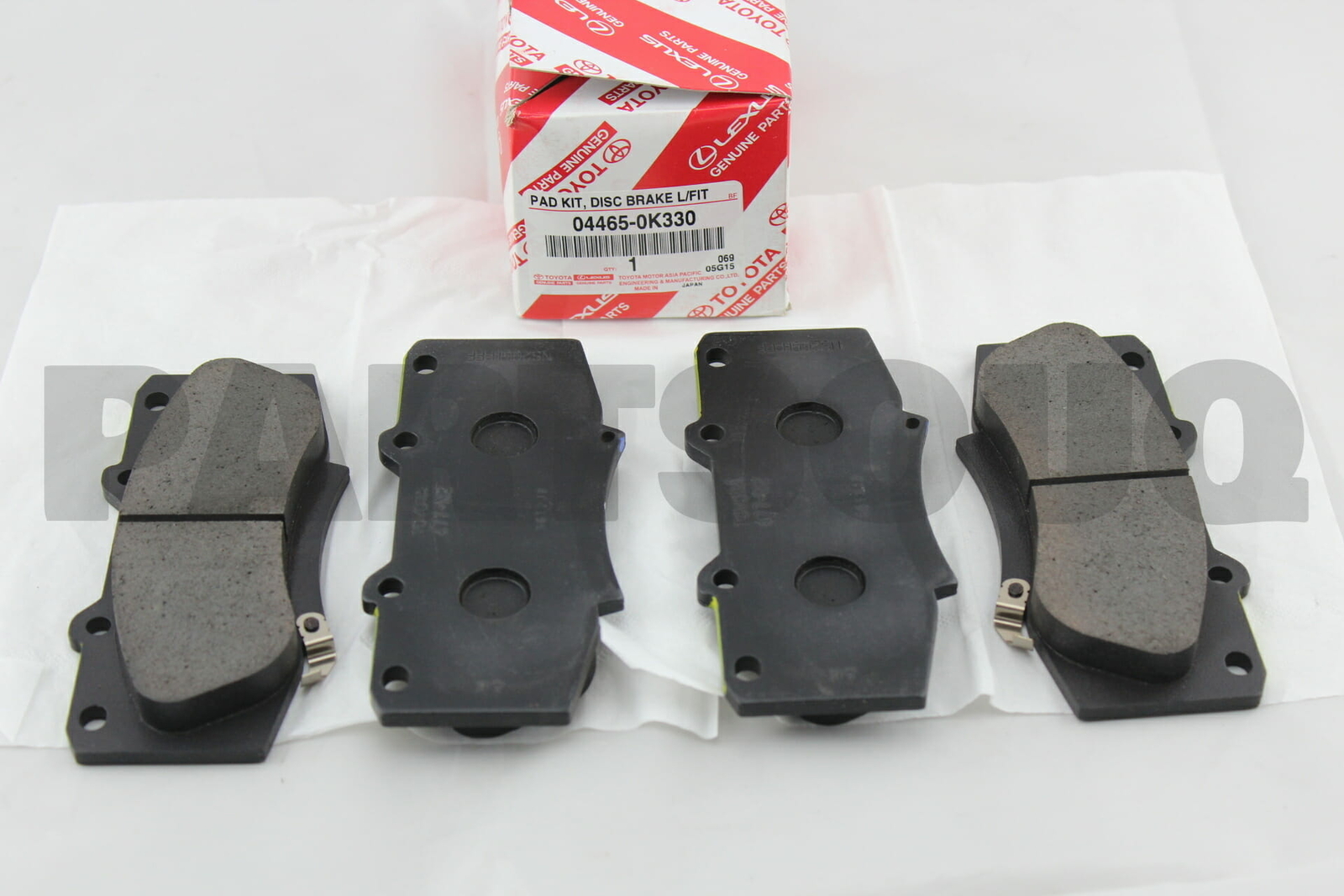 044650K330 Genuine Toyota PAD KIT, DISC BRAKE, FRONT 04465-0K330 | eBay