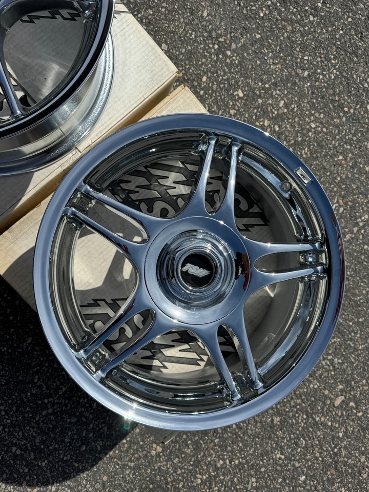 16" TSW BLADE HONDA 4X114.3 VINTAGE CHROME WHEELS RIMS SPOON WEDS ...