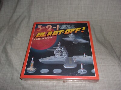 3-2-1 Blast Off Space Ship Galaxy Game NEW Factory Sealed 1991 Launch ...