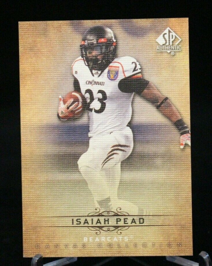2012 SP Authentic Canvas Rookies #CR-10 Isaiah Pead Cincinnati Bearcats ...