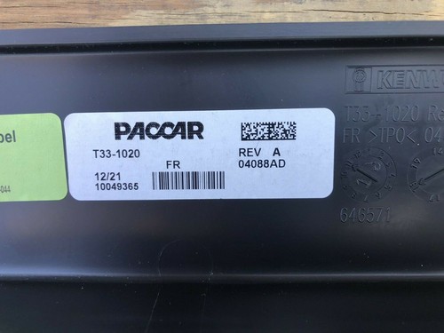 OEM Kenworth PACCAR Extender - Ext Lower L Hand KW Aero Sleeper Part # T33-1020 | eBay