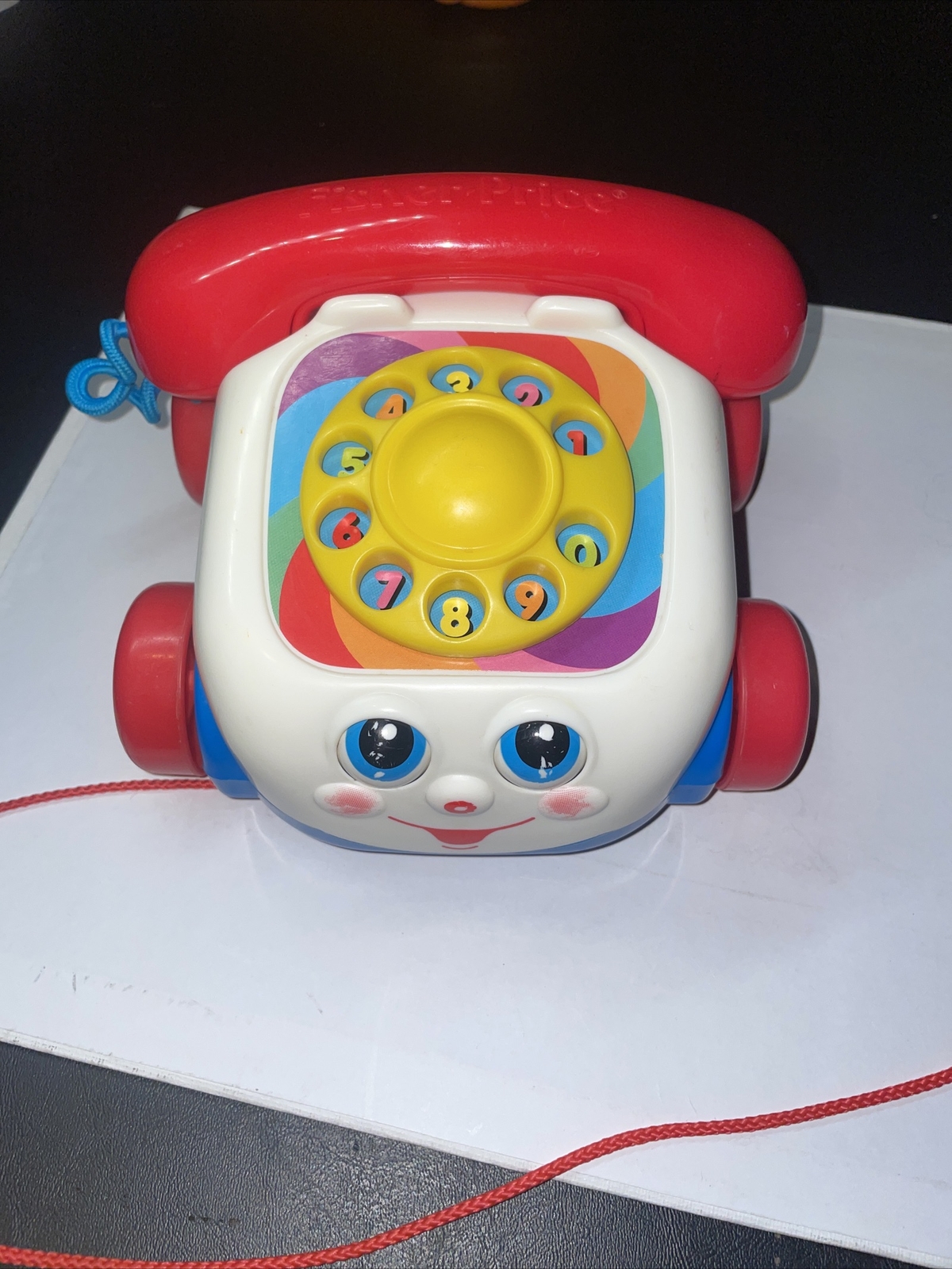 Vintage 2000 Fisher Price Pull Along Chatter Telephone Retro Toy Mattel ...