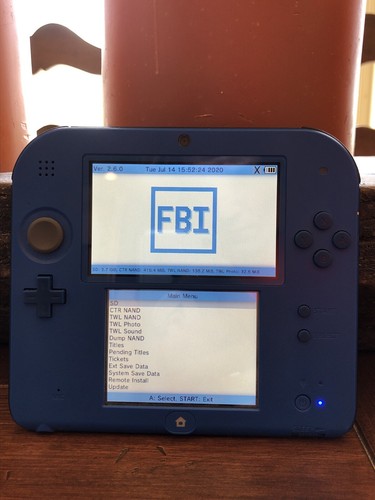 Modded 2ds (custom firmware) 45496501464 | eBay