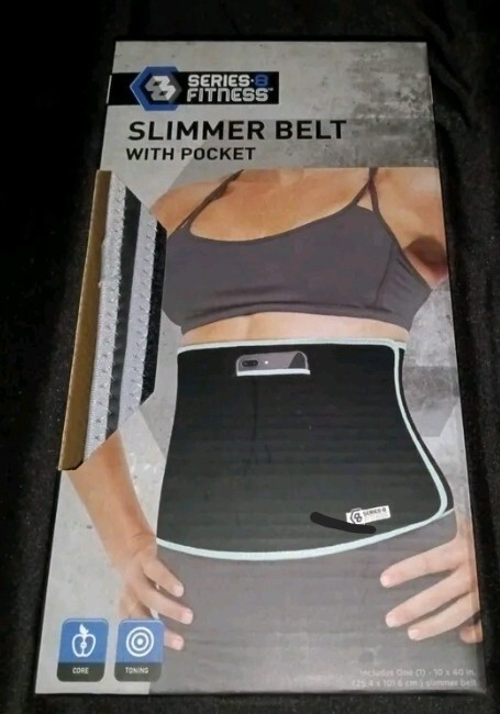 Series 8 Fitness Slimmer Belt with Pocket Waist Up To 42” To 10” Wide ...