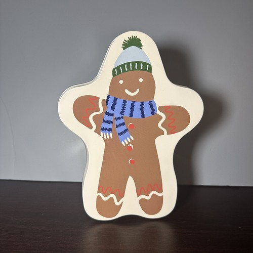 Gingerbread Man Storage Tin | eBay