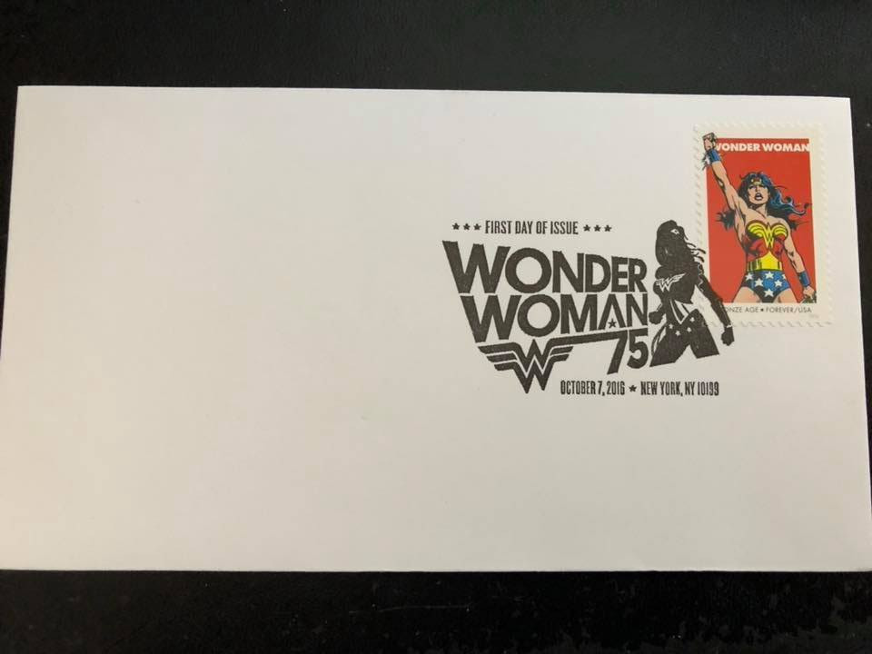 Wonder Woman stamp First Day of Issue October 7 2016 | eBay