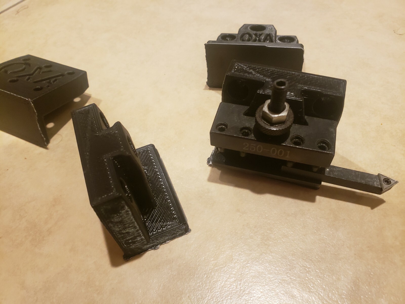 OXA Quick Change Tool Post Set (4 PIECES) (QCTP MOUNT) LATHE TOOL MOUNT ...