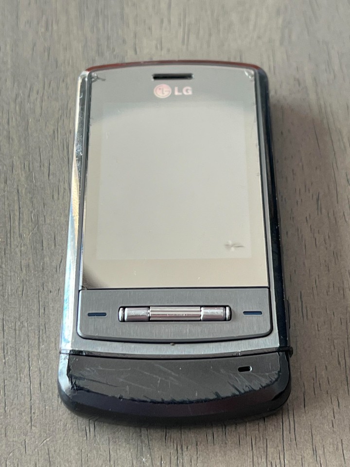LG Shine KE970 - Gray and Silver ( Unlocked ) Super Rare Slider Phone ...