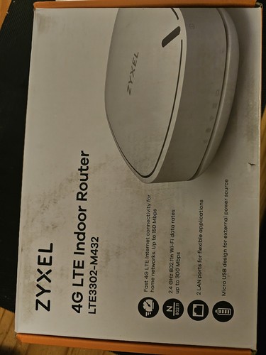 Zyxel 4G LTE Indoor Router LTE3302-M432 No Antenna & PSU | eBay