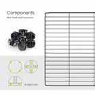 12 Panels Pet Playpen Small Animals Dog Big Rabbit Guinea Pig Yard Cage ...