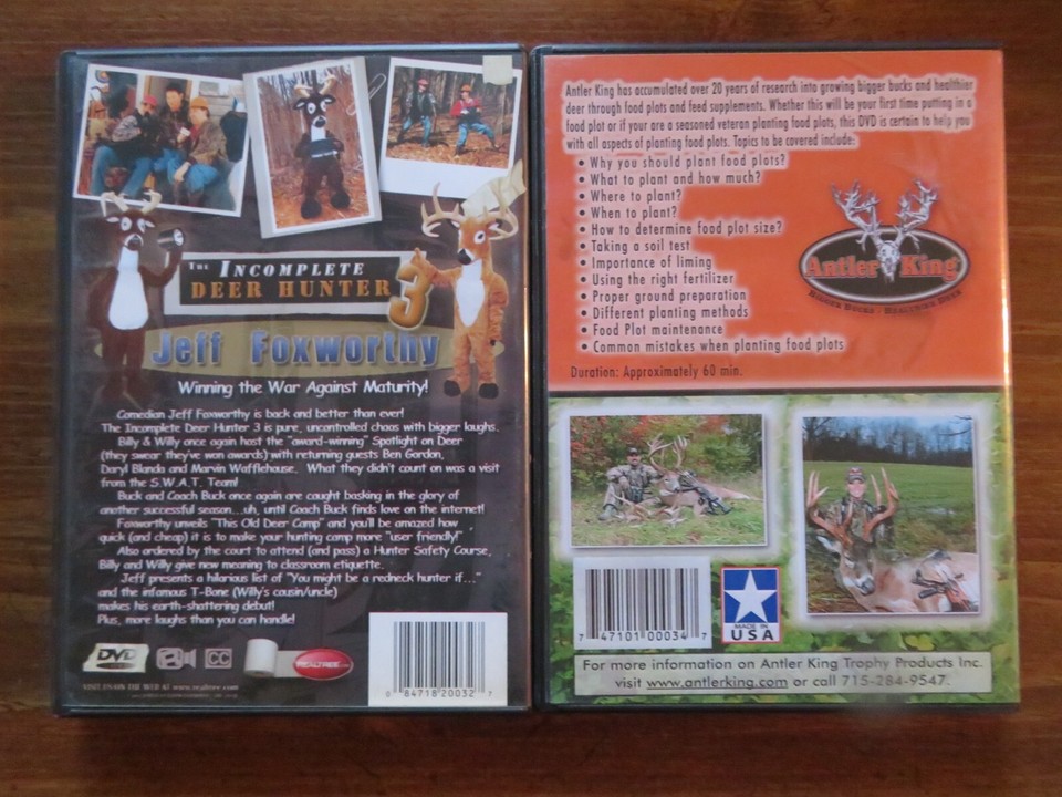 6 BOW HUNTING DEER DVD LOT; MOSSY OAKS MEGABUCKS, WHITETAIL DRIVEN, etc ...