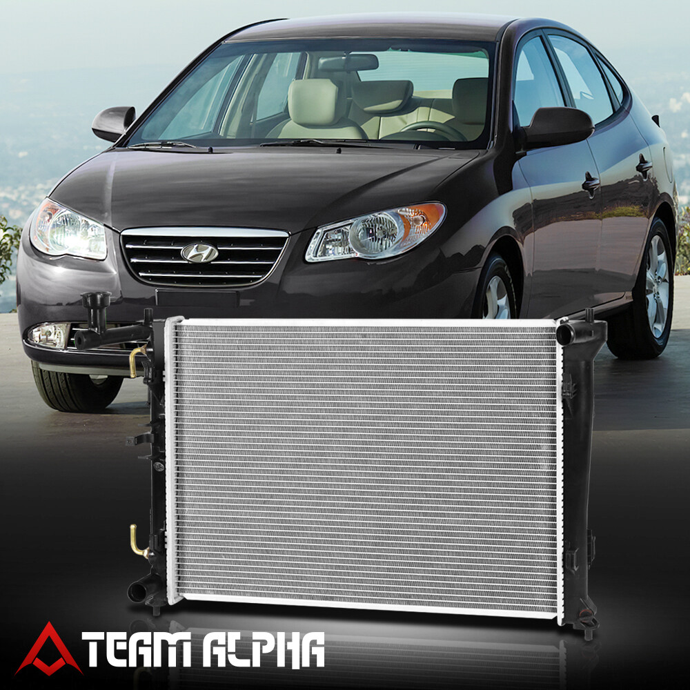 Fits 2007-2012 Hyundai Elantra AT Aluminum Factory Replacement Radiator ...