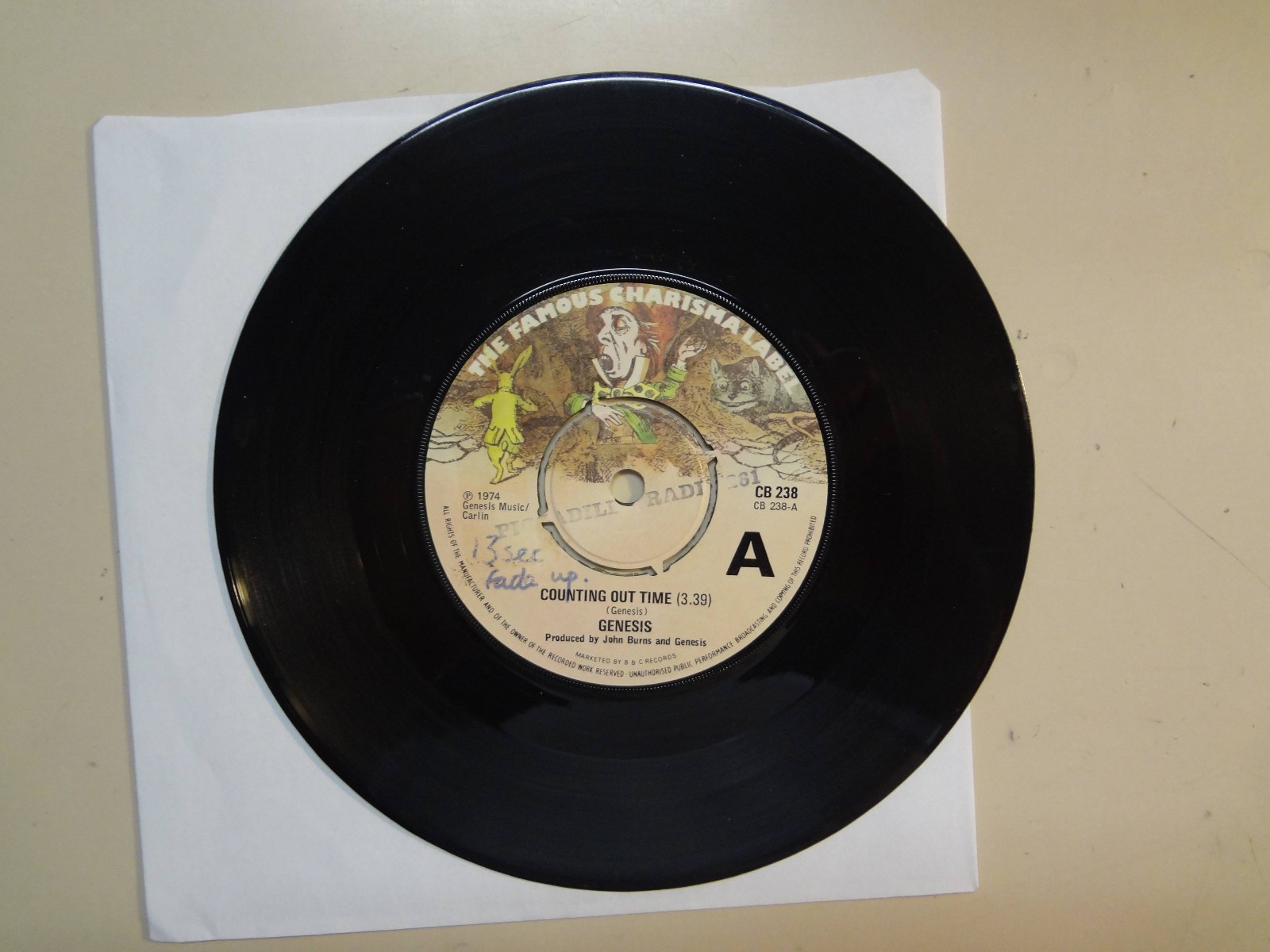 GENESIS: Counting Out Time 3:39- Counting Out Time 3:39-U.K. 7" 74 ...