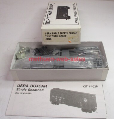 Tichy Train Group 4026~HO~USRA Single Sheathed Box Car~Kit~Undecorated ...