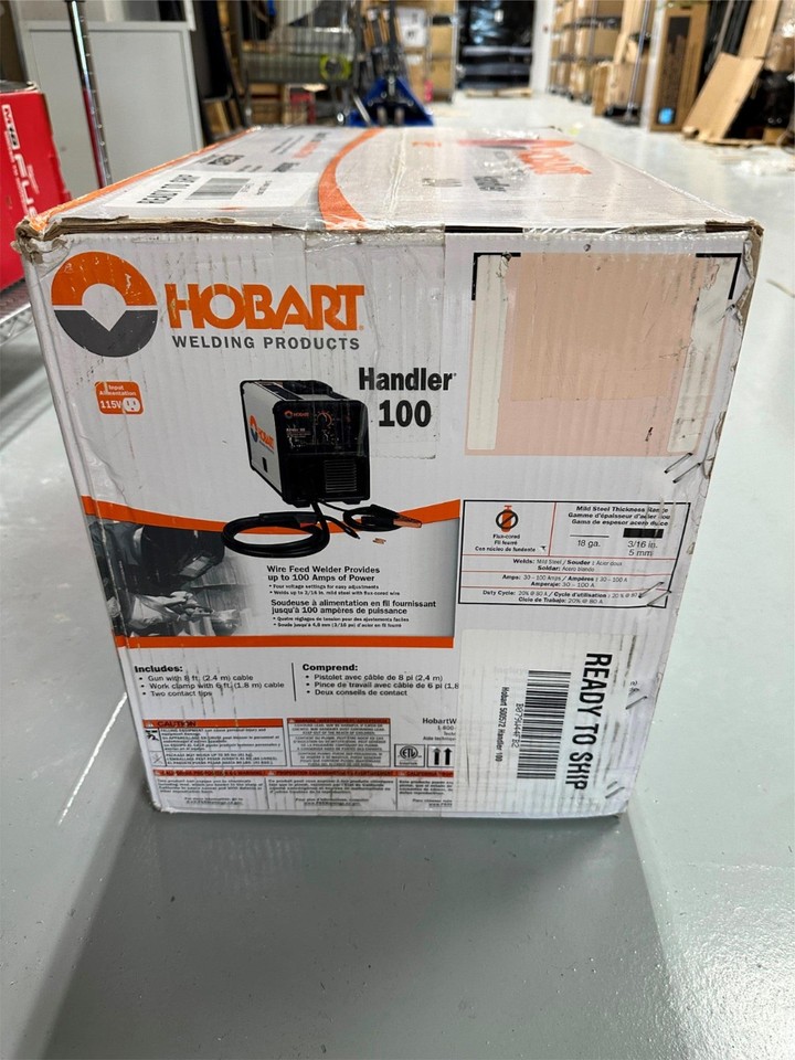 Hobart Handler 100 Flux Core Welder Brand New | eBay