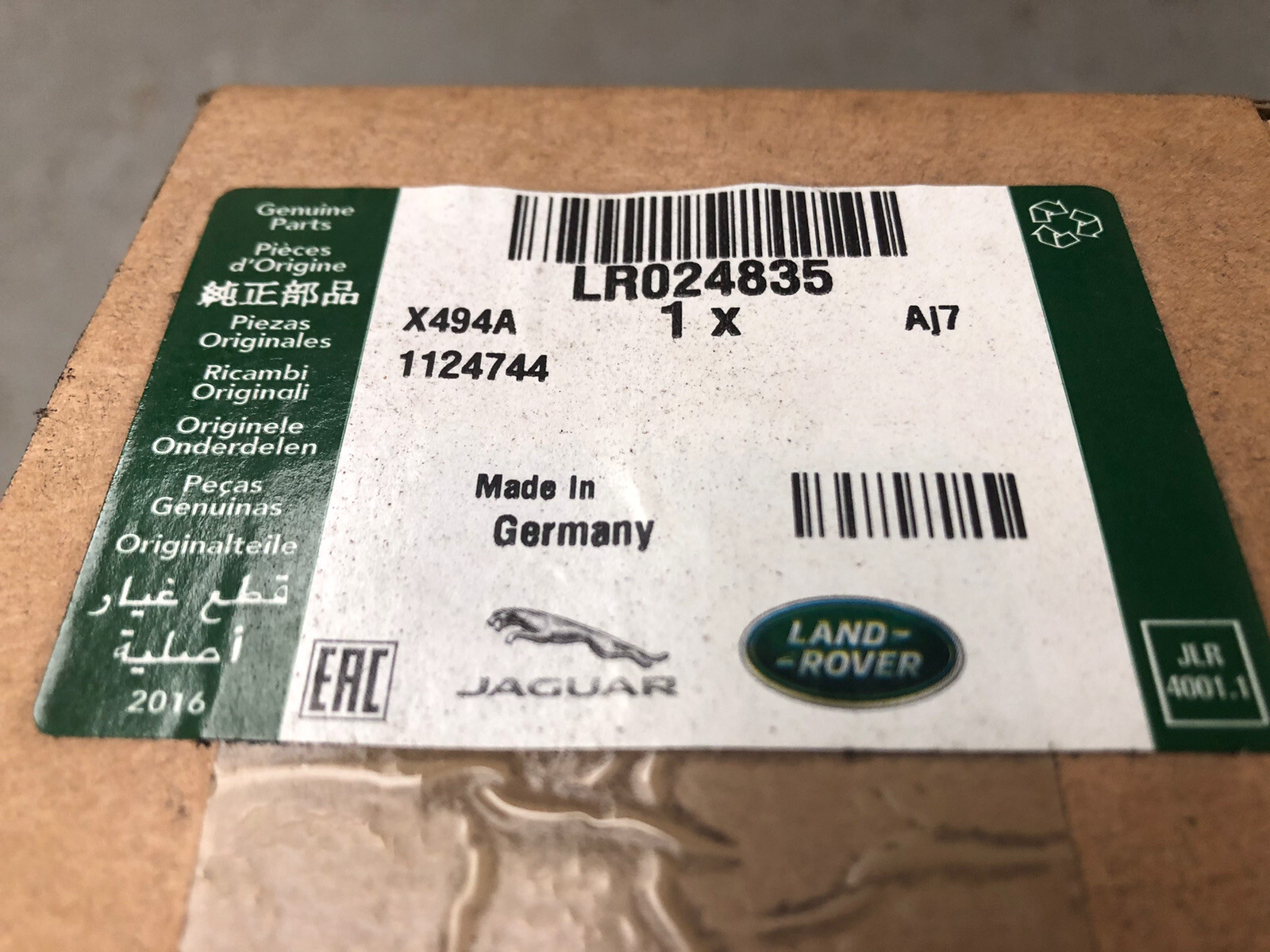 Land Rover Genuine Castrol Syntrans FE 75w Manual Transmission Oil ...