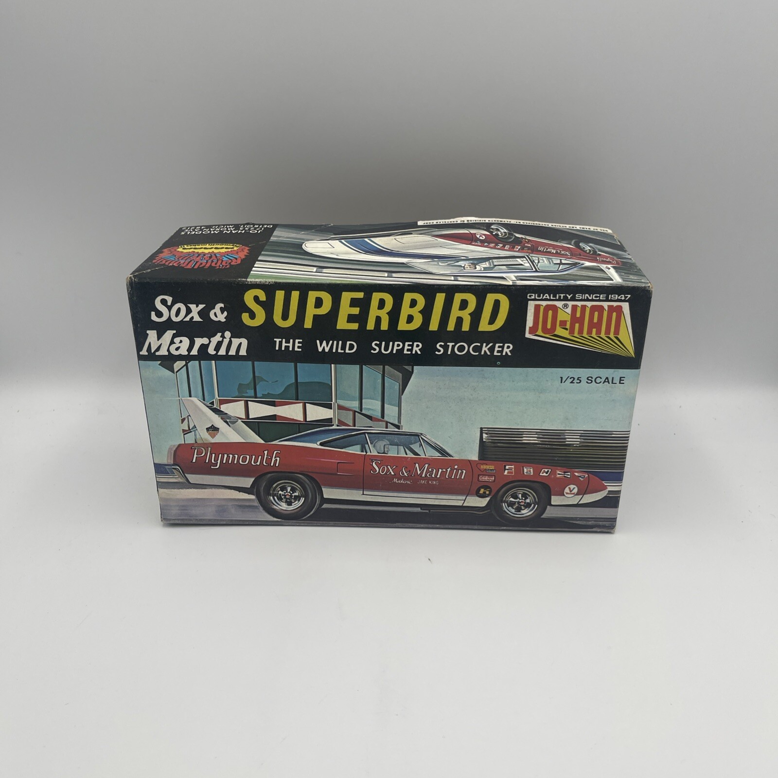 RARE AND VINTAGE JOHAN SOX & MARTIN PLYMOUTH SUPERBIRD SUPER STOCKER ...