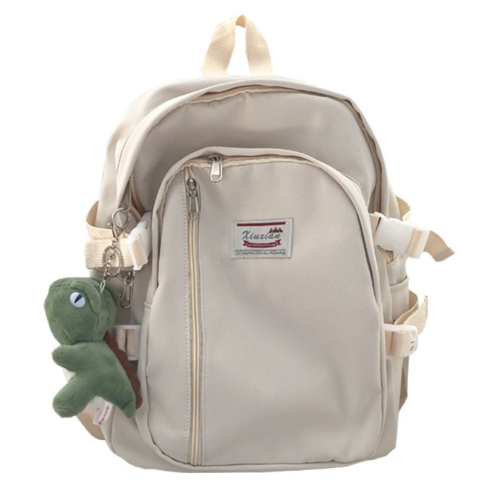 Waterproof Book Bag Large Capacity Travel Backbag Simple Shoulder Bag ...