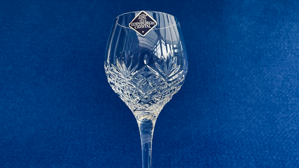 Small Vintage Edinburgh Crystal Vienna Wine Glass - Last Available ...