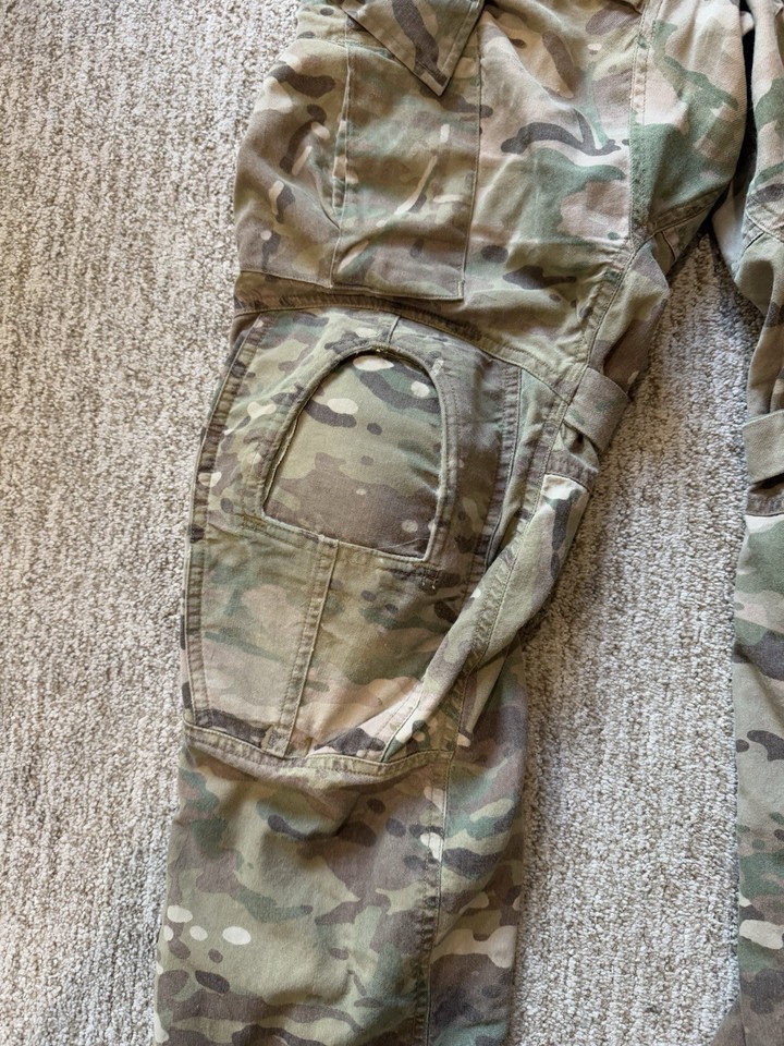 US Army FR Combat Pants Camo W2 Multicam OCP Knee Pad Slots Uniform | eBay