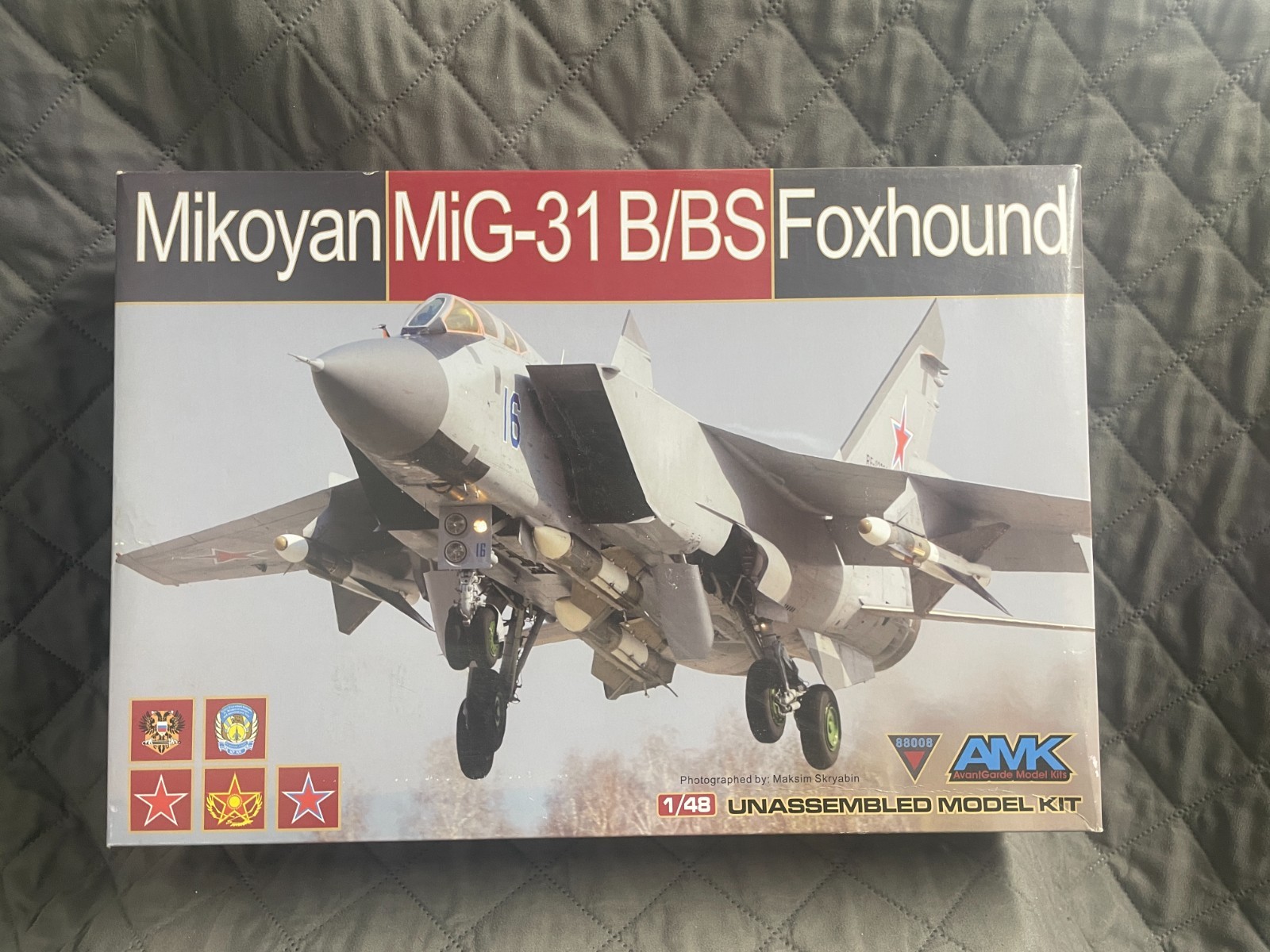 88008 AMK 1:48 Scale MIKOYAN MiG-31 B/BS FOXHOUND Plastic Model Kit | eBay