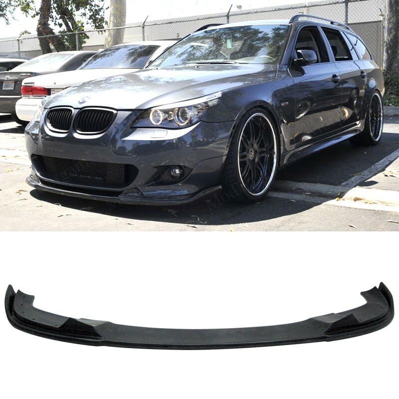 04-10 BMW E60 E61 Front Bumper Lip Splitter Spoiler H Style M Sport ...