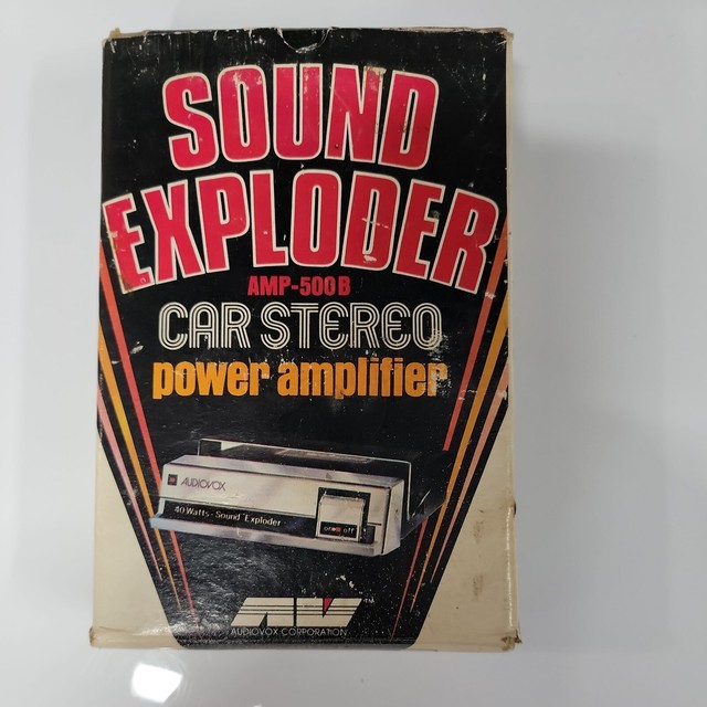 Vintage Audiovox 40 Watts Amp Power Booster Sound Exploder for sale ...