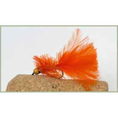 Barbless Blob Fly, 3 pack BARBLESS Hot Orange Blobs, size 10, Best Blob ...