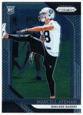 2018 Panini Prizm Football Marcell Ateman #288 Oakland Raiders ROOKIE ...