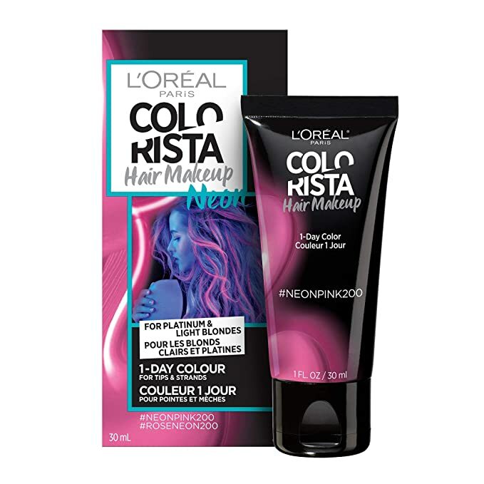 Loreal Colorista One Day Hair Color Makeup Wash Out ~ #NEON PiINK 200 ...