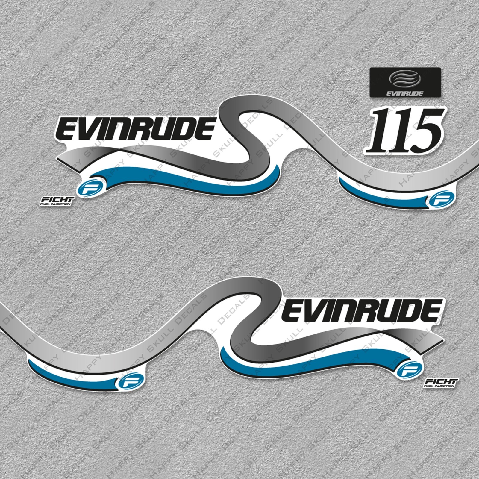 Evinrude 115hp Ficht Fuel Injection 1999-2000 White Cowl outboard ...