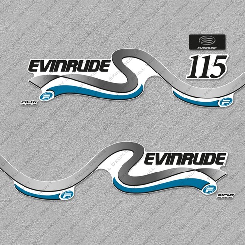 Evinrude 115hp Ficht Fuel Injection 1999-2000 White Cowl outboard ...