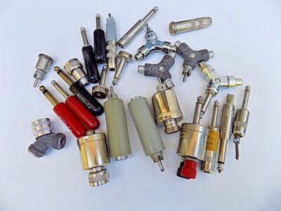 Tube Audio lot of 25 Ham Radio Mic Pin Coax Connectors Amphenol ...