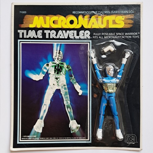 VHTF mego MICRONAUTS 1976 MOC action figure TIME TRAVELER blue OPAQUE sealed NEW | eBay