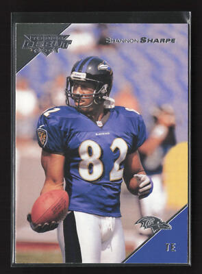 2001 Topps Debut #75 Shannon Sharpe Baltimore Ravens | eBay